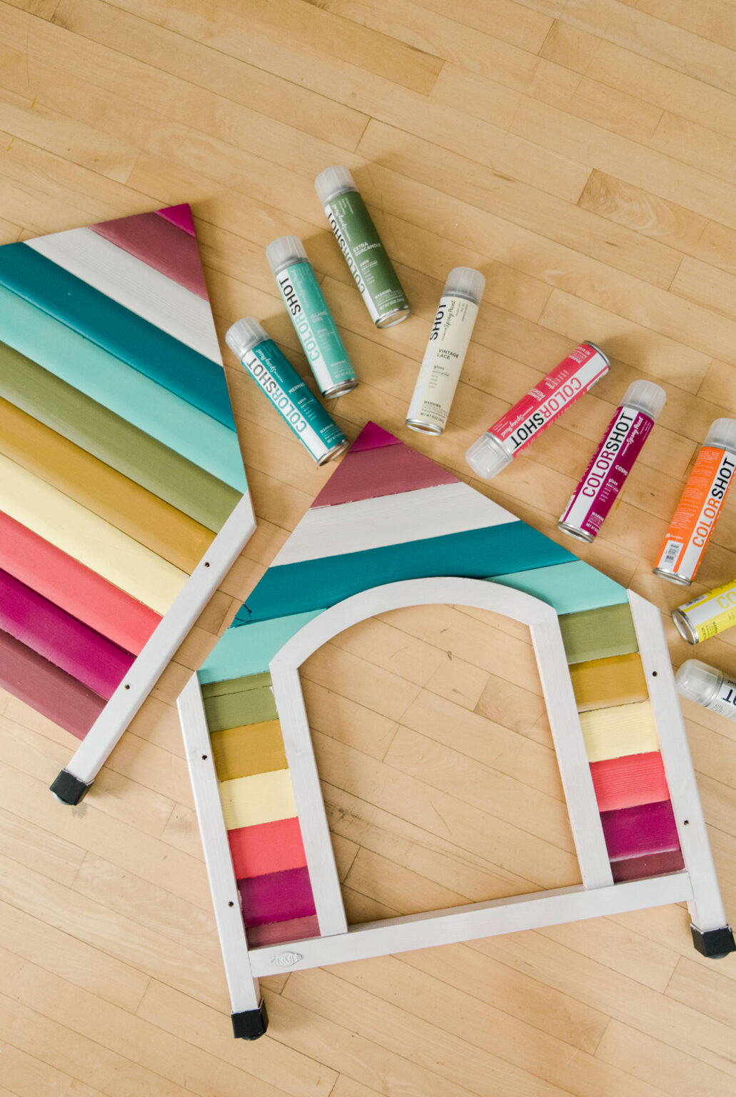 The most colorful dog house – oh yay studio – Color + Painting + Making ...