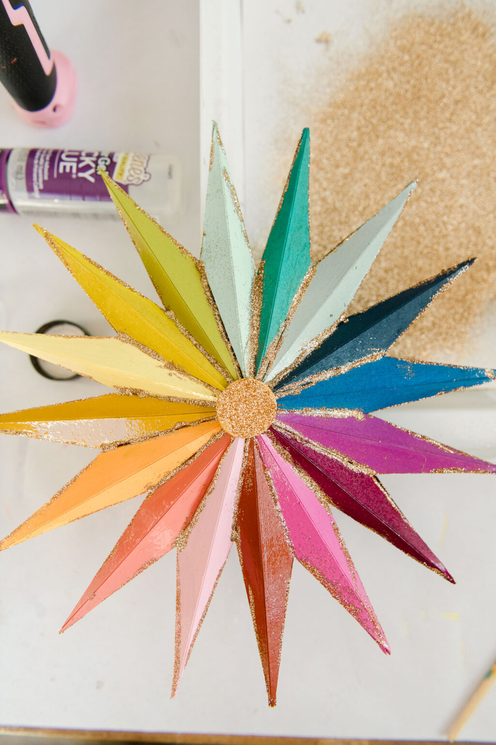 3D Christmas star DIY – oh yay studio – Color + Painting + Making ...